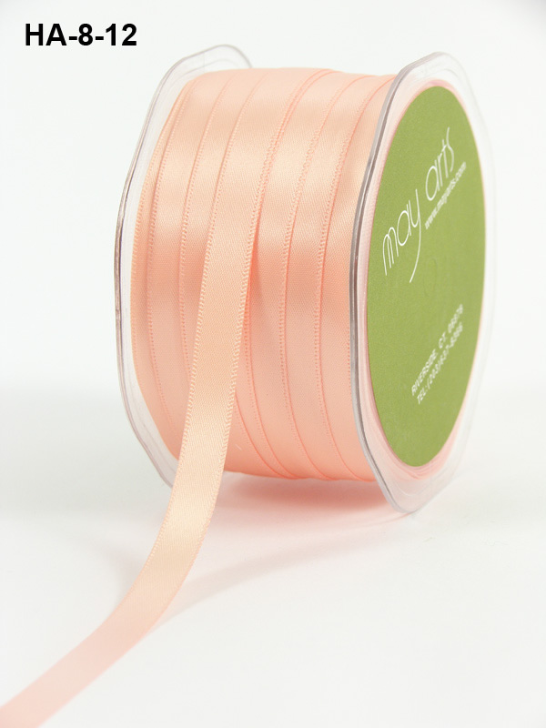 3/8 Inch Double Faced Satin Ribbon - May Arts Wholesale Ribbon