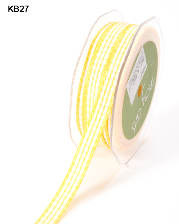 3/8 Inch Solid Checkered Ribbon - May Arts Wholesale Ribbon