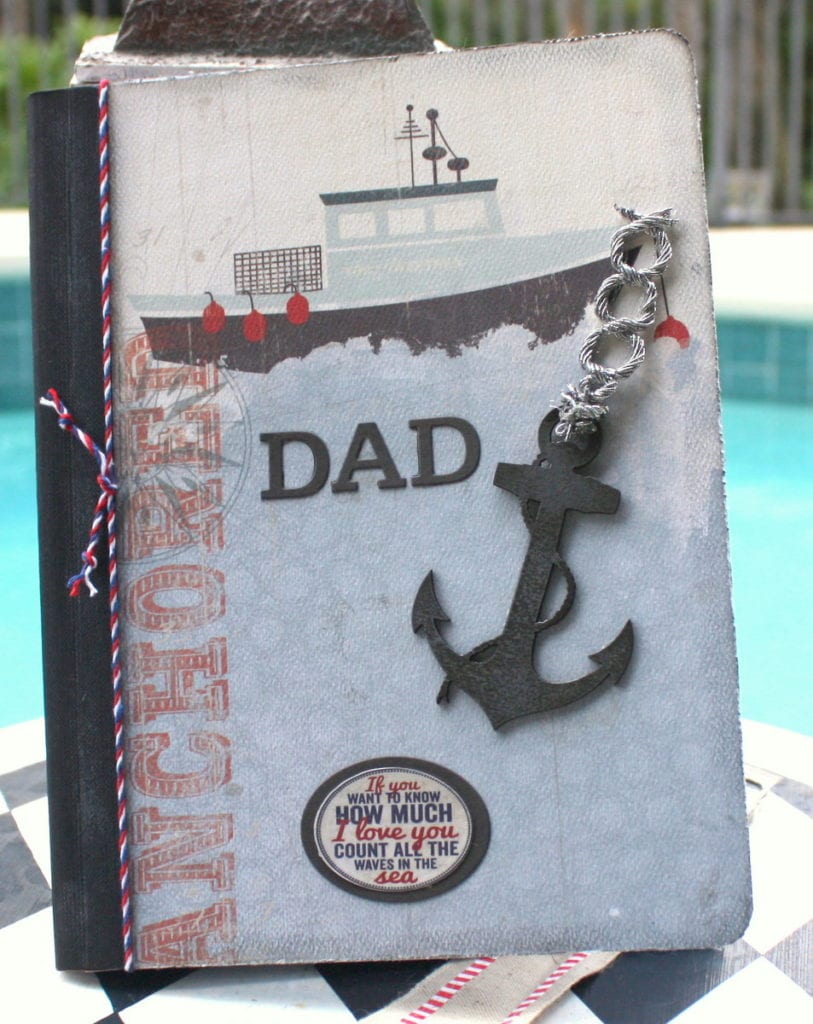 DIY Father’s Day Journal - Online Ribbon - May Arts Ribbon