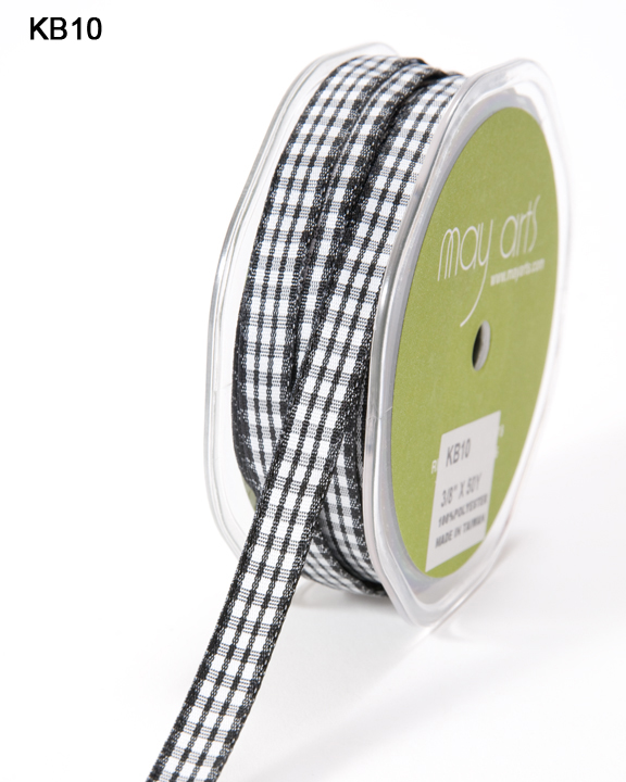 Check & Plaid Ribbons - Gingham & Checker Ribbon - May Arts